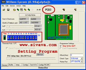Product Willem EPROM Programmer version .PCB3B+