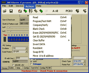 Product Willem EPROM Programmer version .PCB3B+