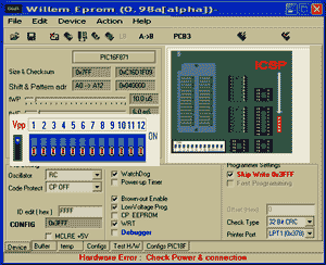Product Willem EPROM Programmer version .PCB3B+